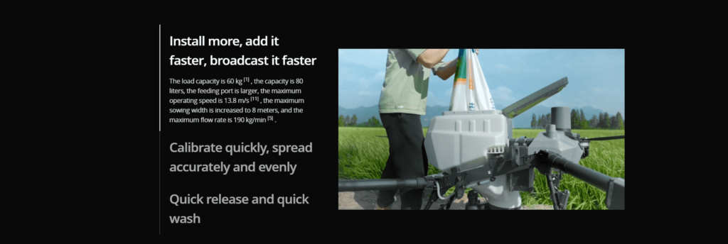 DJI Agras T60 Agriculture Enterprise Drone